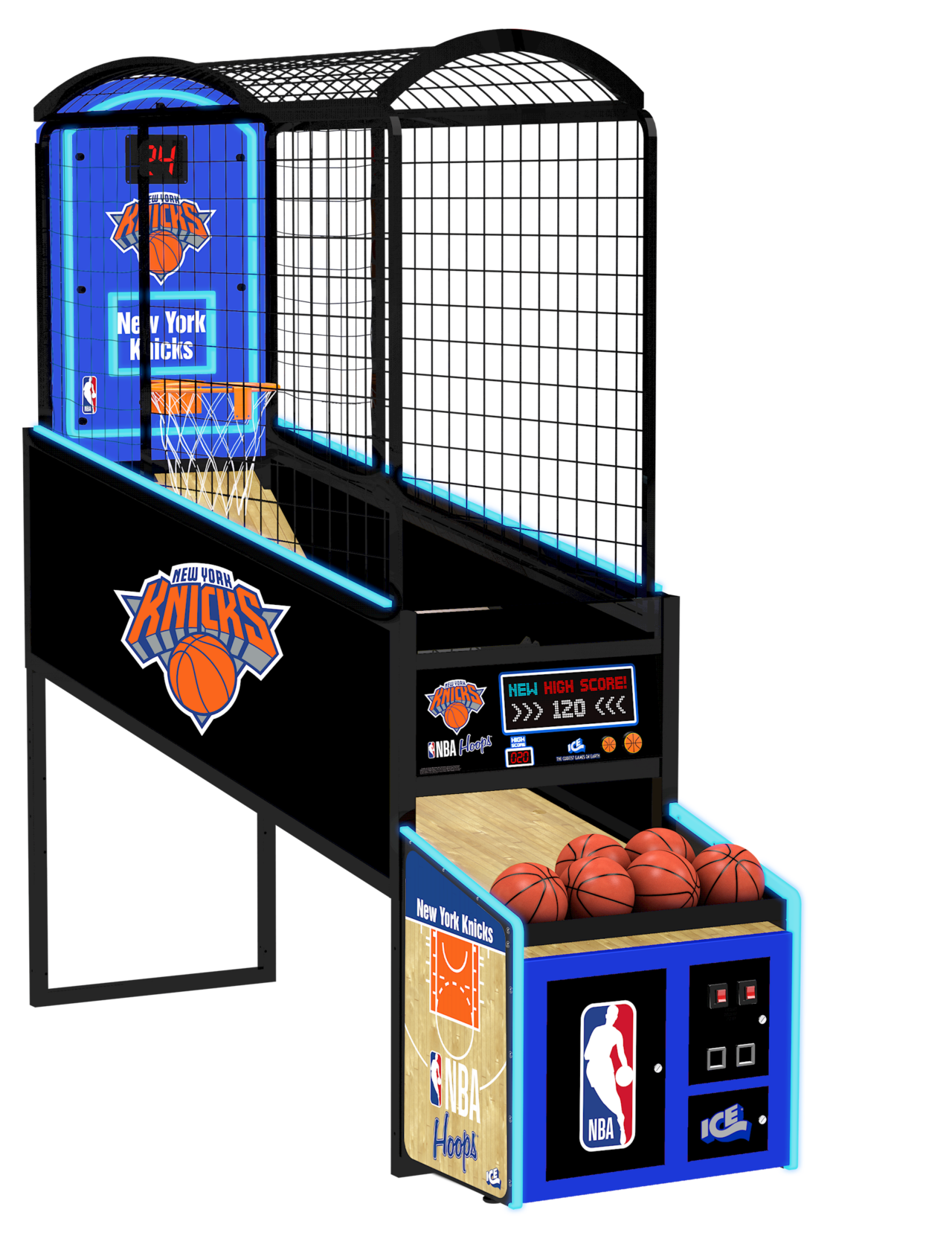 NBA Hoops Basketball Arcade Game OEM Parts, Service & Game Manuals