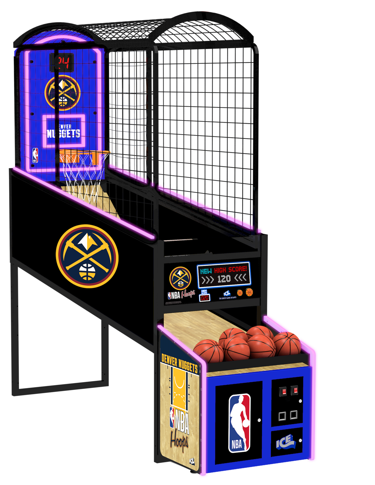 NBA Hoops Basketball Arcade Game OEM Parts, Service & Game Manuals