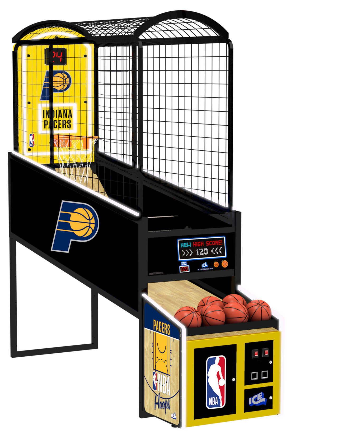 NBA Hoops Basketball Arcade Game OEM Parts, Service & Game Manuals