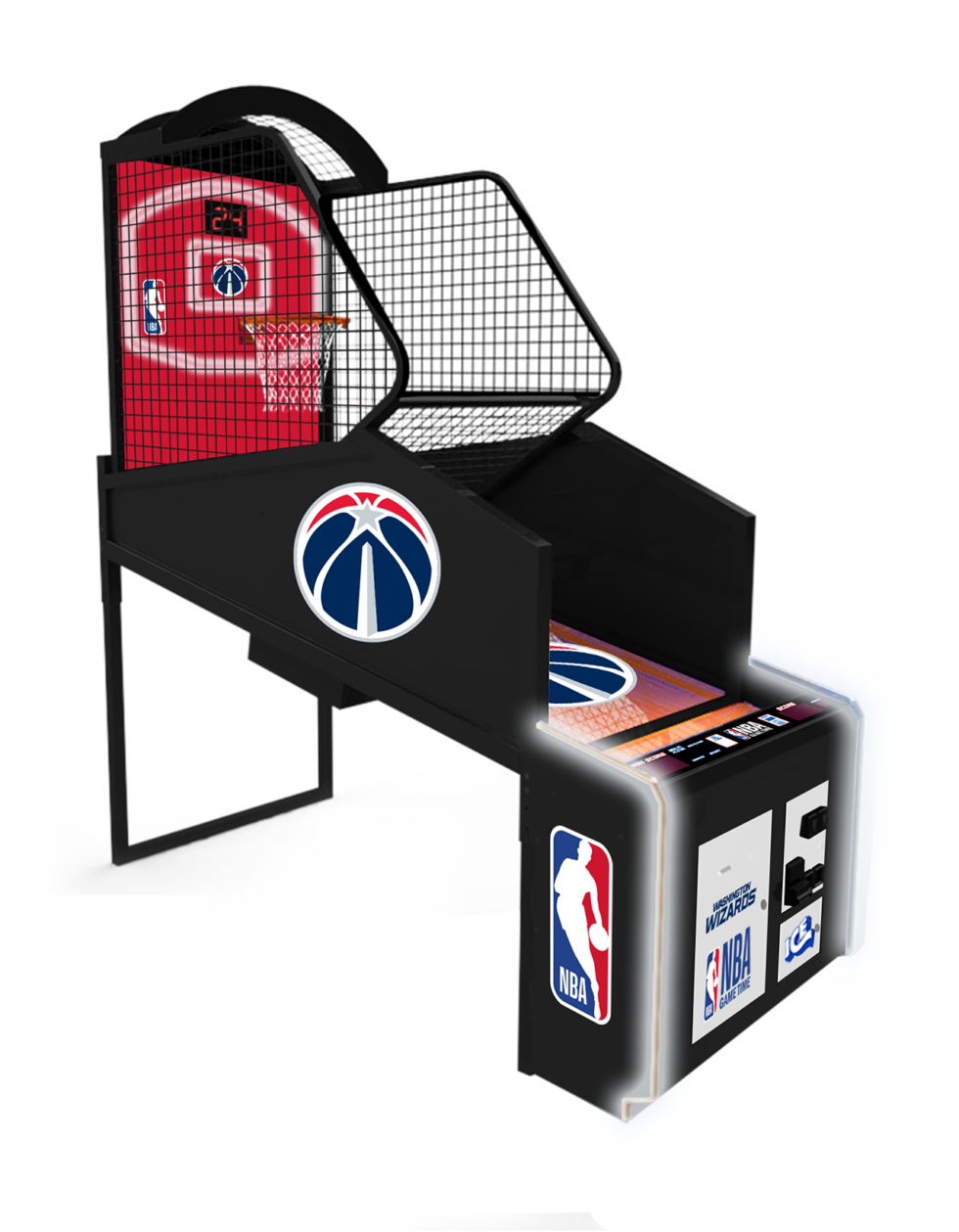 NBA Gametime Basketball Arcade Game OEM Parts, Service & Game Manuals